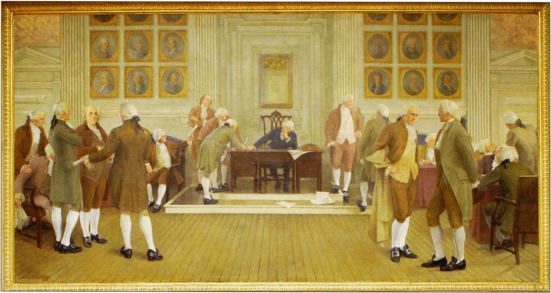 The Signing of the American Constitution by Albert Herter - The ...